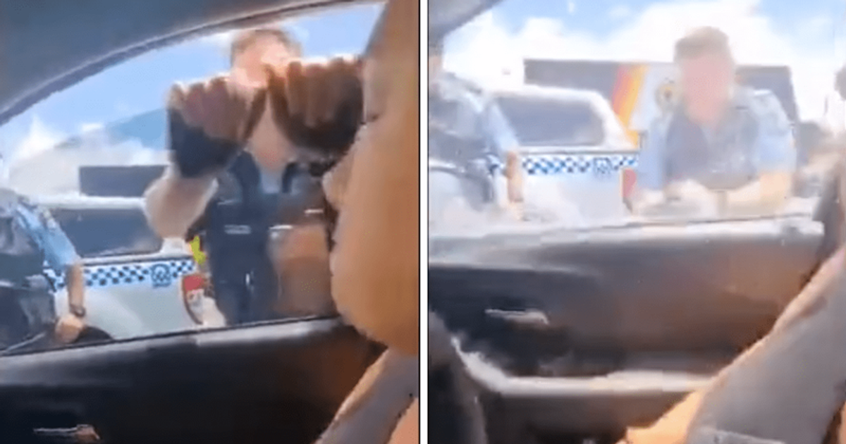 Viral video shows cop ripping out car window of 'sovereign citizen ...