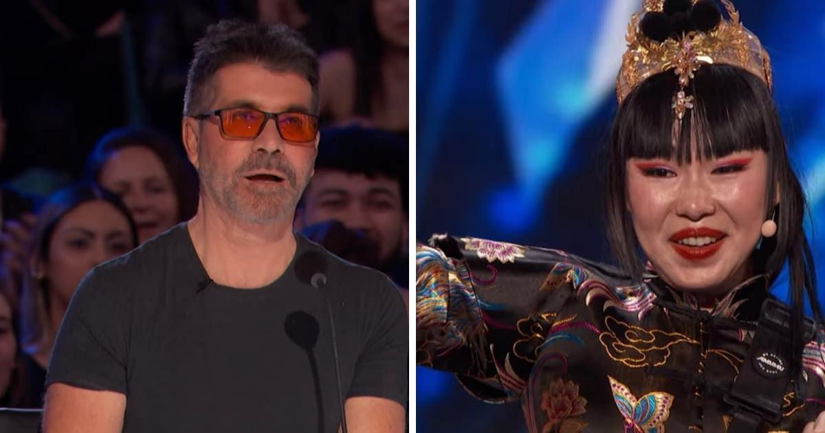 'AGT' judge Simon Cowell's expression is priceless as he watches Nini's ...