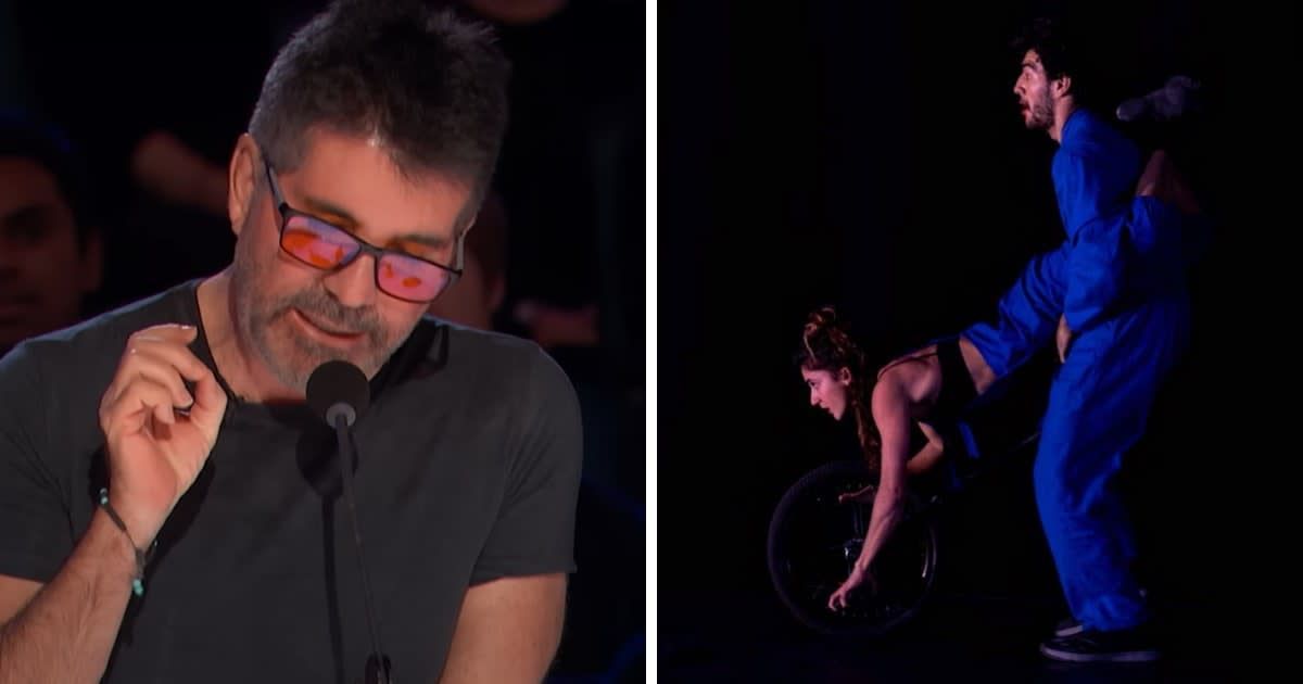 'AGT' judge Simon Cowell left unimpressed by Cata and Jay's balancing ...