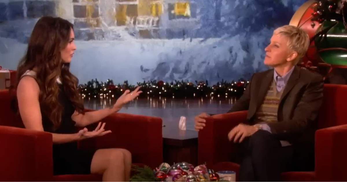 Ellen DeGeneres 'dismissing' Megan Fox in awkward video has fans saying ...