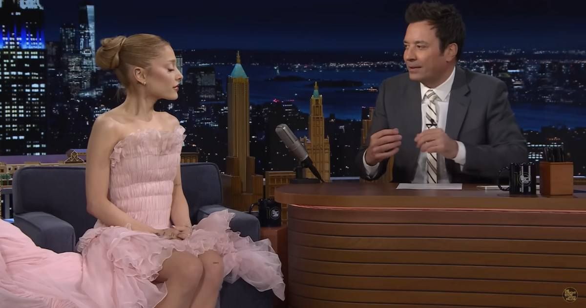 Jimmy Fallon praised for not bringing up one topic during Ariana Grande ...