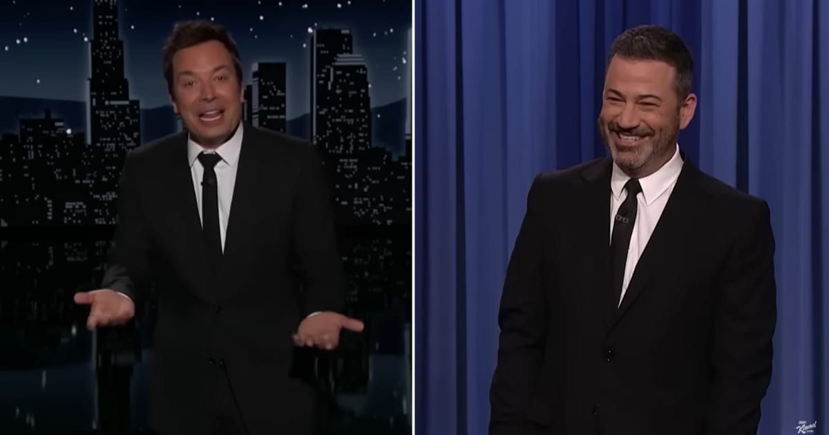 Jimmy Kimmel barely holds it together after talk show icon mocked Jimmy ...