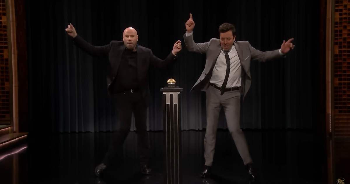 Jimmy Fallon puts John Travolta on the spot with a nostalgic challenge ...