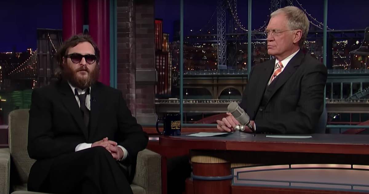 Joaquin Phoenix’s unsettling TV interview left even David Letterman ...